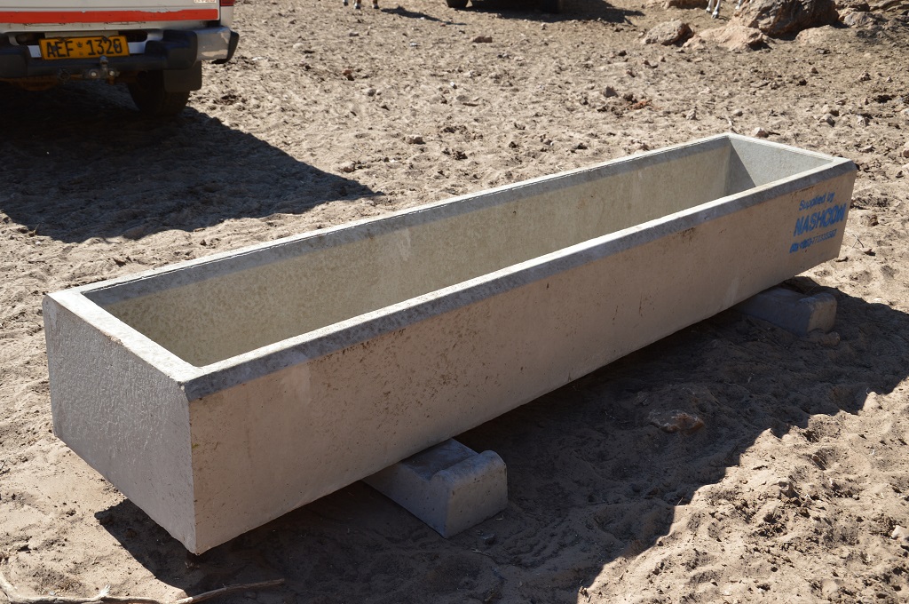 Precast concrete goat feed trough | Nashcon Zimbabwe